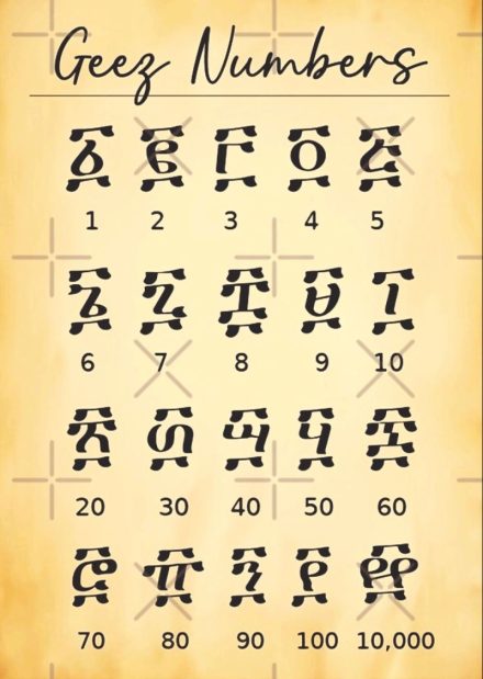 Geez – Amharic Lessons – Saint Teklehaimanot Ottawa